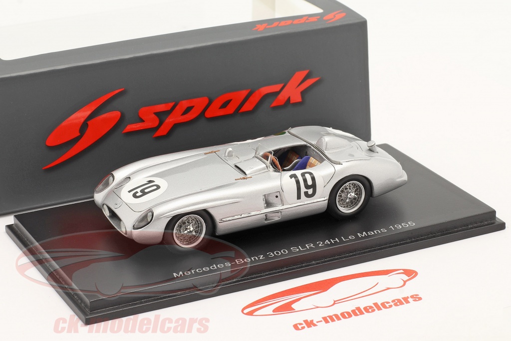 Spark 1:43 Mercedes-Benz 300 SLR #19 24h LeMans 1955 Fangio, Moss S4733 modelo coche S4733 ...