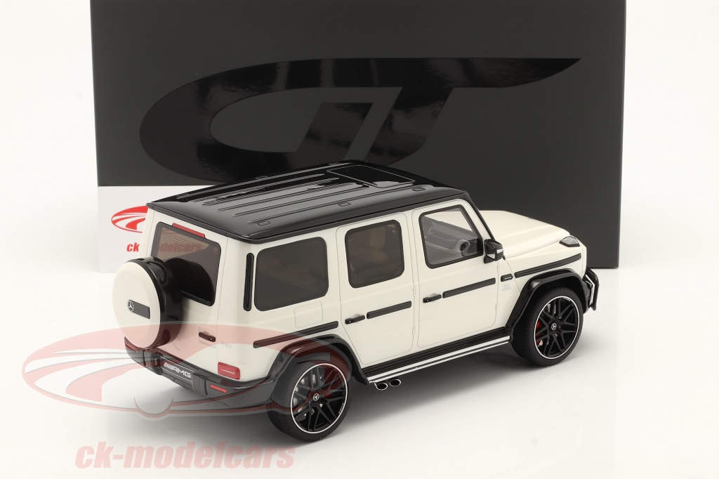 GT-SPIRIT 1:18 Mercedes-Benz AMG G63 (W463) year 2018 white GT848 model ...