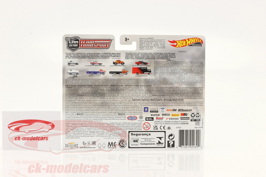 HotWheels 1:64 Set Team Transport: Ford RS200 & Rally Van GTT28 #33 ...