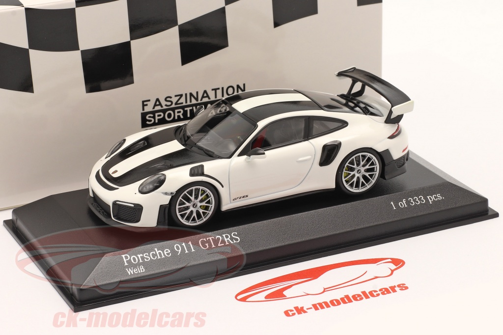 Minichamps 1:43 Porsche 911 (991 II) GT2 RS Weissach Package 2018 White ...