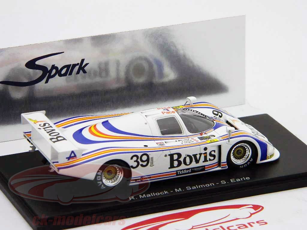 Spark 1:43 Nimrod Aston Martin N° 39 24h LeMans 1983 Mallock / saumon ...