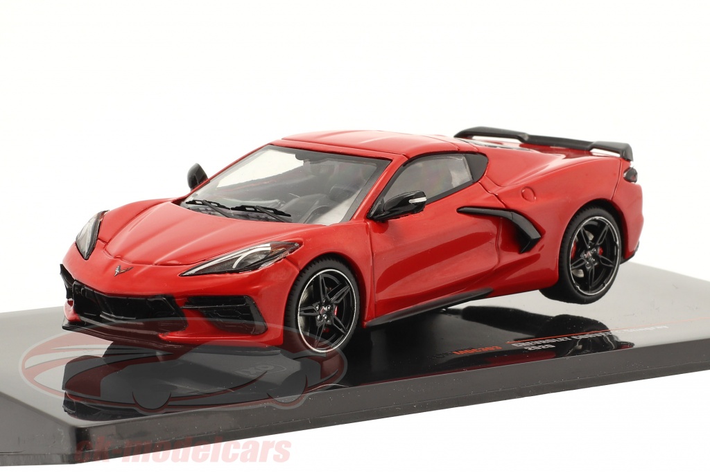 Ixo 1:43 Chevrolet Corvette C8 Stingray LHD Baujahr 2020 rot MOC303 ...