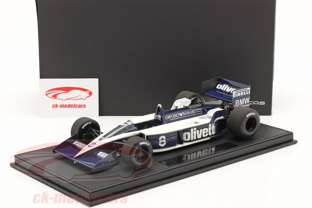 GP Replicas 1:18 Elio de Angelis Brabham BT55 #8 方式 1 1986 GP058B モデル 車 GP058B