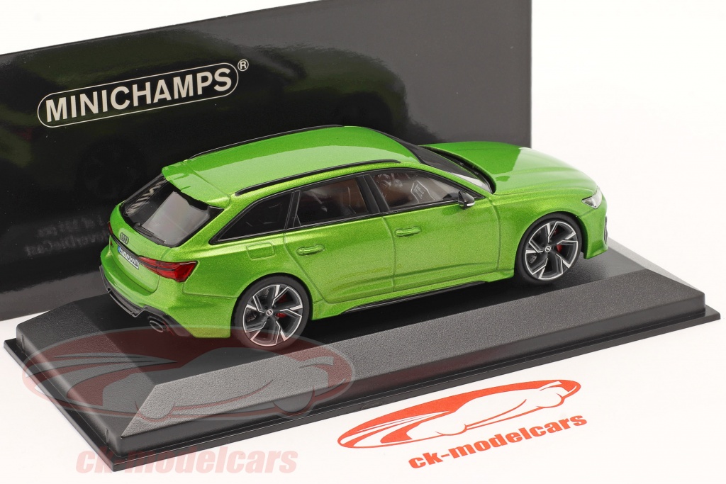 Minichamps 1:43 Audi RS 6 Avant year 2019 java green metallic 413018014 ...