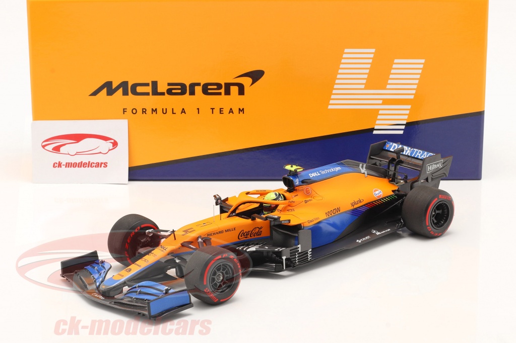 Minichamps 1:18 Lando Norris McLaren MCL35M #4 4th Bahrain GP formula 1 2021 533211804 model car ...