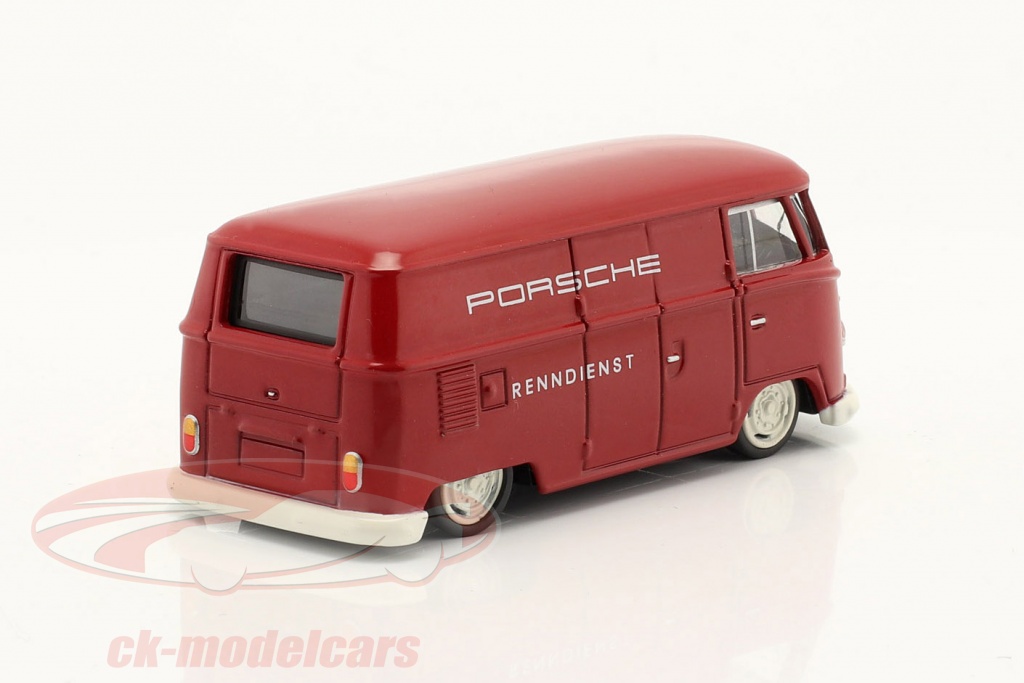 Schuco 1:64 Volkswagen VW T1 Lowrider 保时捷 Renndienst 红色的 舒科 452026800 模型 汽车 452026800 4007864044887
