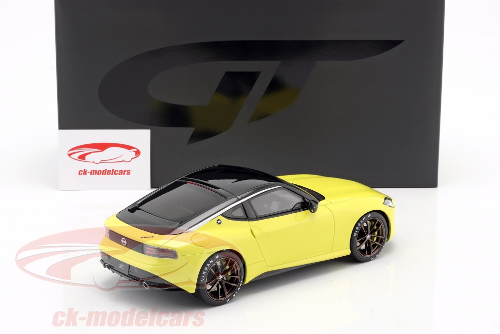 GT-SPIRIT 1:18 Nissan Z Proto Año de construcción 2021 amarillo / negro ...