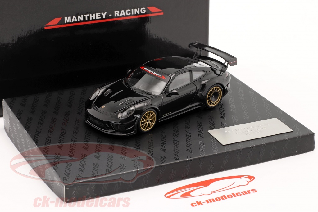 Minichamps 1:43 Porsche 911 (991 II) GT3 RS MR Manthey Racing black ...