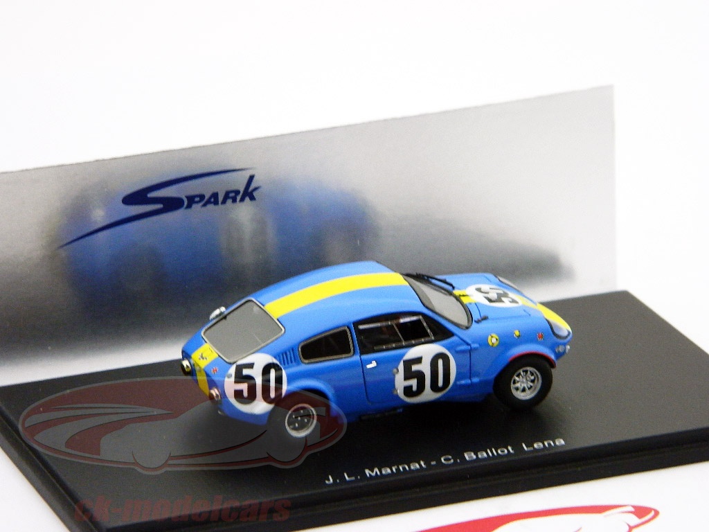 Spark 1:43 Marcos mini #50 15th 24h LeMans 1966 Marnat / Ballot Lena ...
