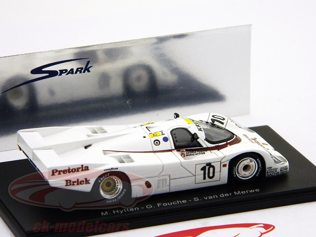 Spark 1:43 Porsche 956 #10 5th 24h LeMans 1985 Hytten / Fouche / van ...
