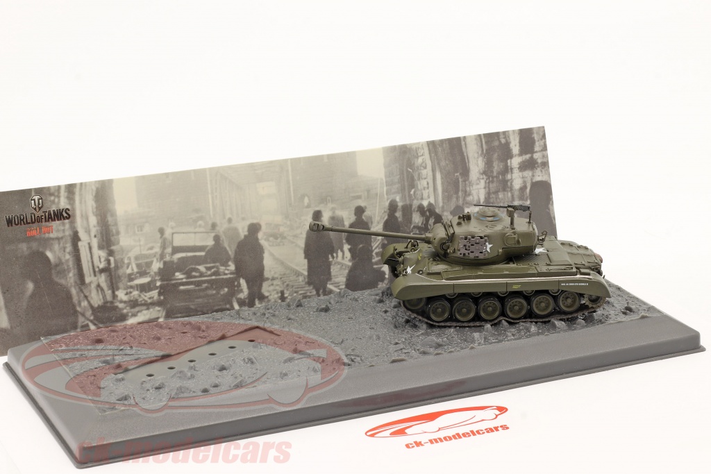 Hachette 1:72 Char M26 Pershing Avec Plaque de base Diorama Remagen ...