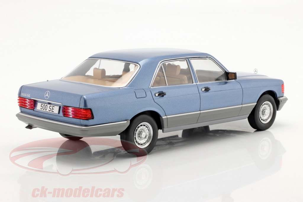 ModelCarGroup 1:18 Mercedes-Benz S class (W126) blue metallic MCG18186 ...