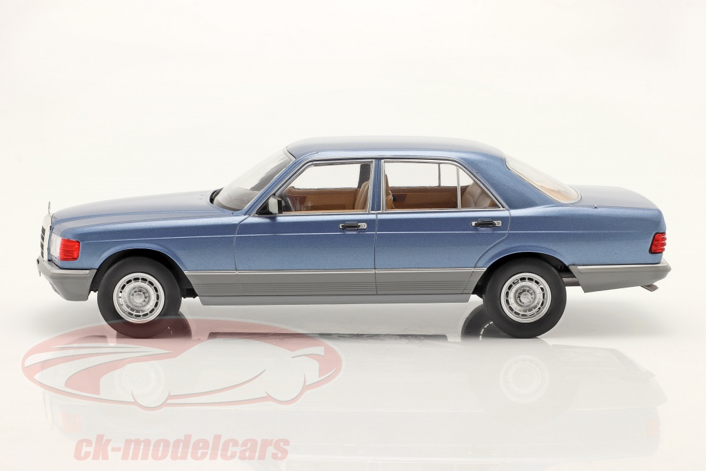 ModelCarGroup 1:18 Mercedes-Benz S class (W126) blue metallic MCG18186 ...
