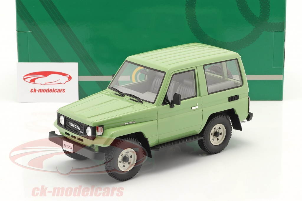 Cult Scale Models 1:18 Toyota Landcruiser BJ70 year 1984-89 green ...