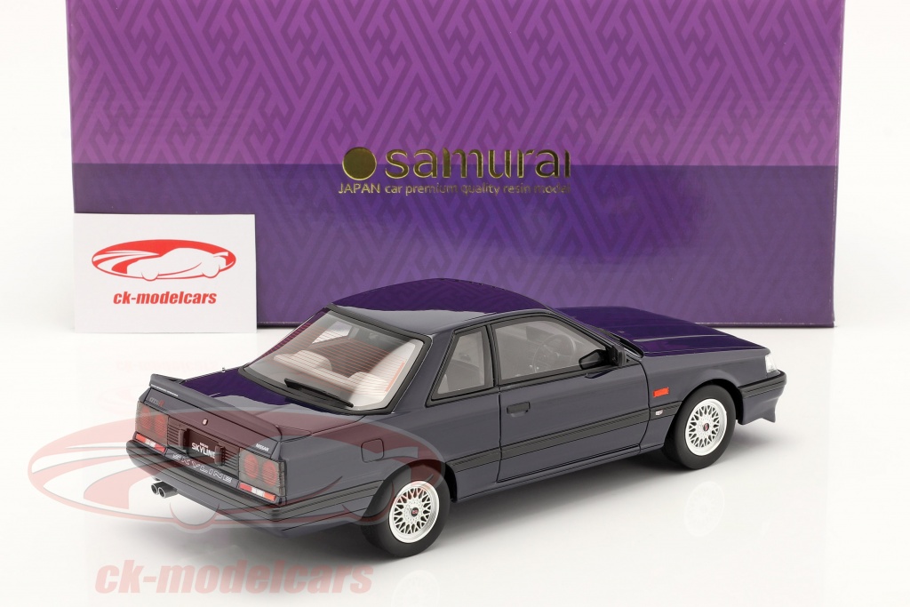 Kyosho 1:18 Nissan Skyline GTS-R donkerblauw KSR18039BL model auto KSR18039BL 4548565359370