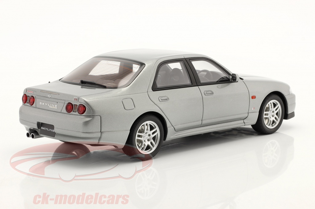 Kyosho 1:18 Nissan Skyline GT-R Autech Version prata KSR18041S modelo carro KSR18041S 4548565359394