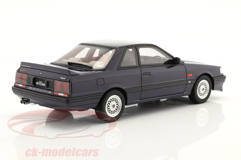 Kyosho 1:18 Nissan Skyline GTS-R azul oscuro KSR18039BL modelo coche KSR18039BL 4548565359370