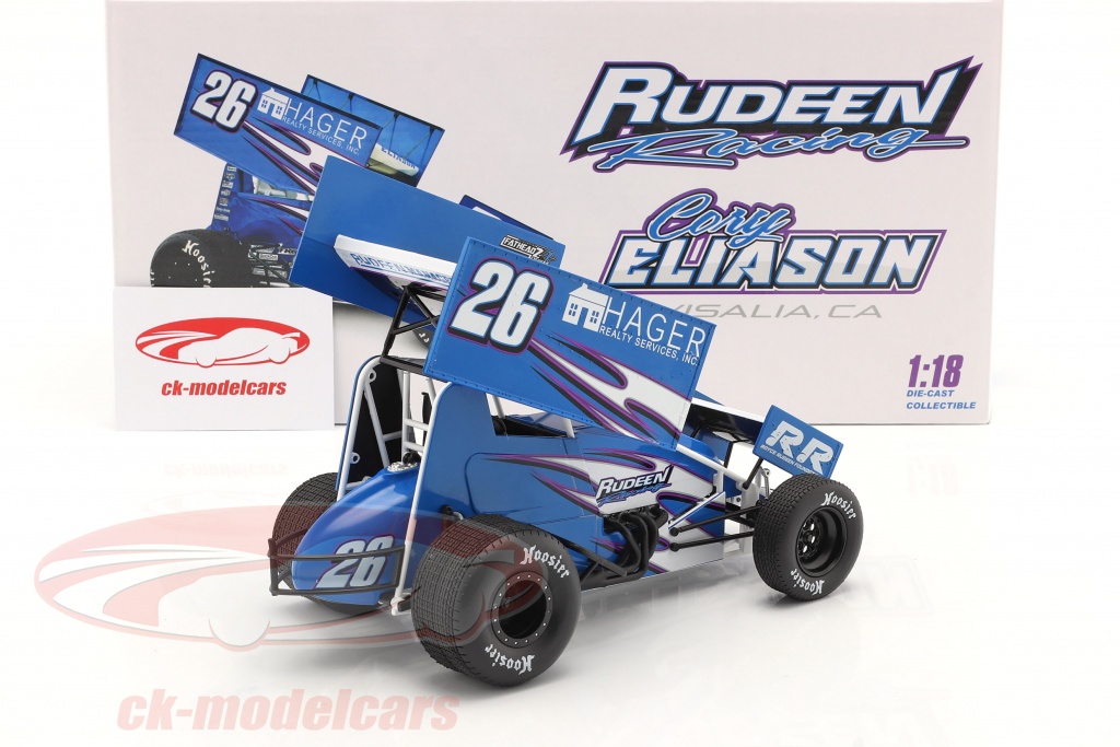 GMP 1:18 Sprint Car Hager Realty / Rudeen Racing 2021 Cory Elias ...