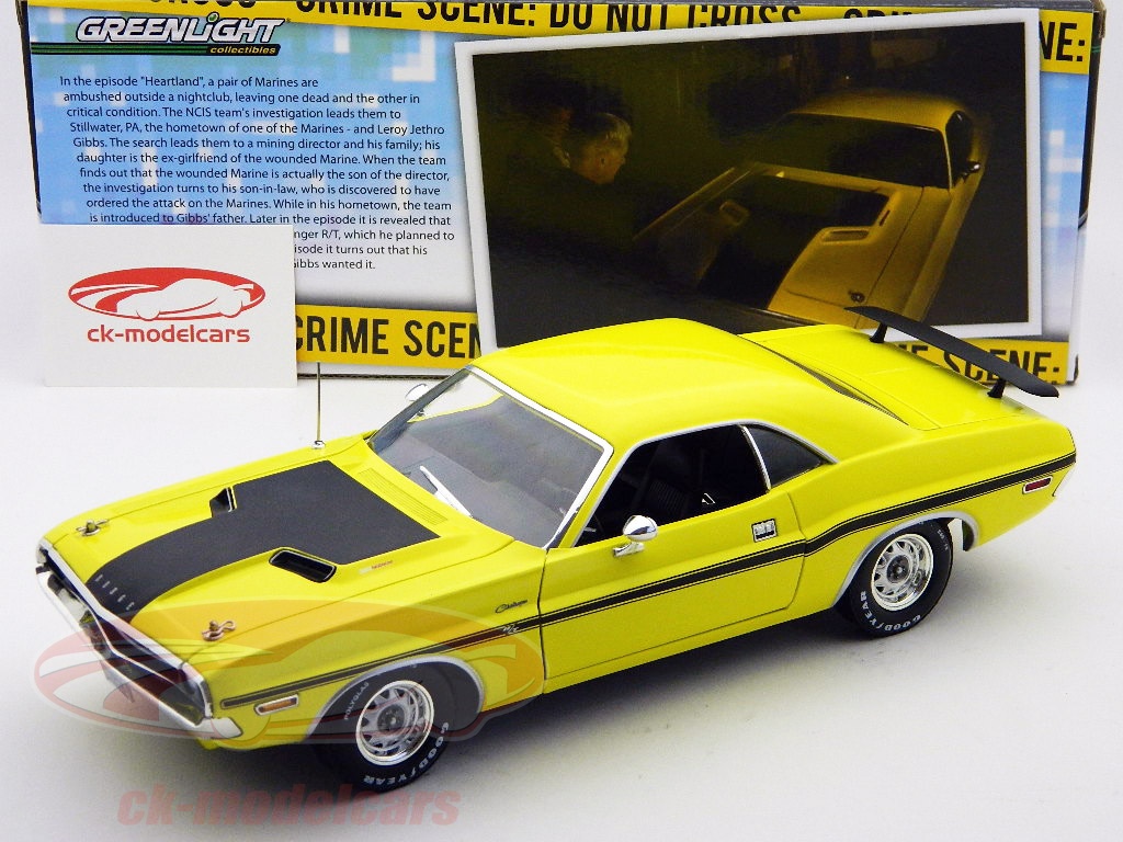Greenlight 1:18 Dodge Challenger R / T 1970 TV Series Car NCIS yellow ...