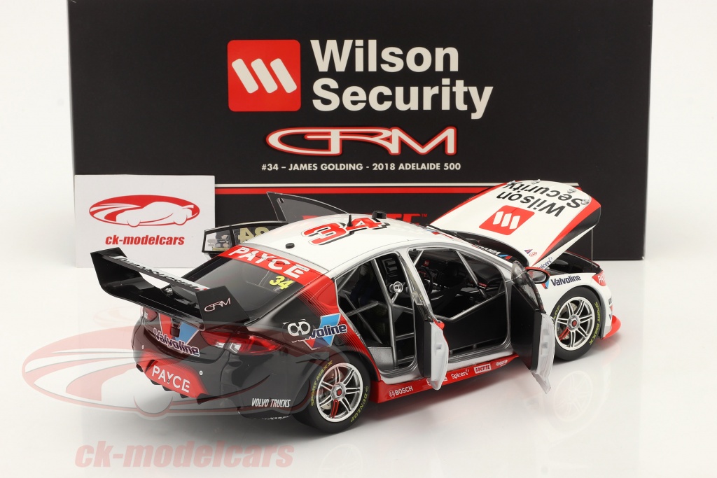 Biante 1:18 Holden ZB Commodore Supercar #34 Adelaide 500 2018 Golding ...