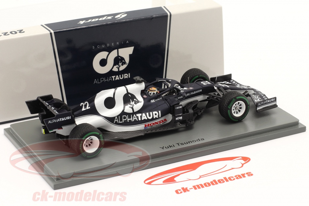 Spark 1:43 Yuki Tsunoda Alpha Tauri AT02 #22 Turkey GP formula 1 2021 M ...