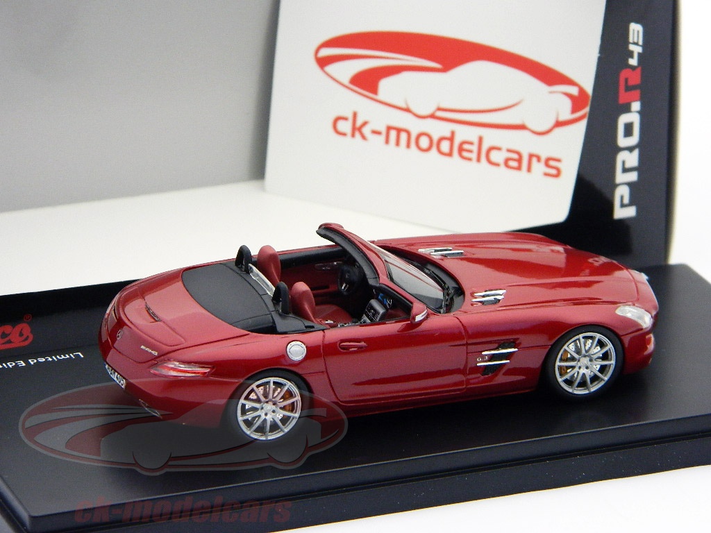 Schuco 1:43 Mercedes-Benz SLS AMG Roadster 2012 red 45 088 7100 model ...