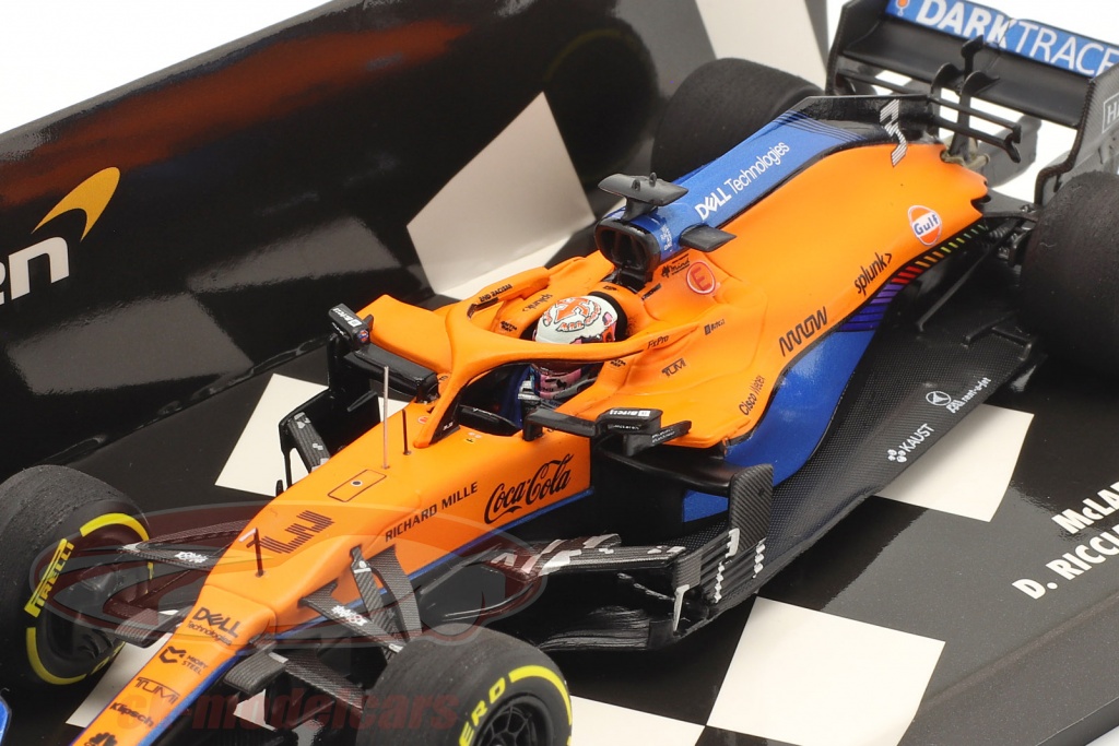 Minichamps 1:43 Daniel Ricciardo McLaren MCL35M #3 7th Bahrain GP ...