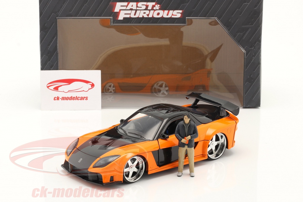 Jadatoys 1:24 Han's Mazda RX-7 1995 Fast & Furious Tokyo Drift (2006) con figura 253205002 ...