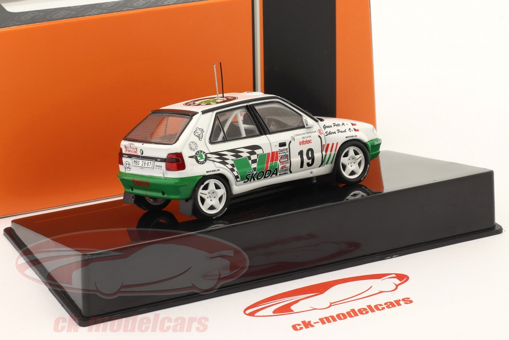 Ixo 1:43 Skoda Felicia Kit Car #19 Rallye Tour de Corse 1995 Sibera ...