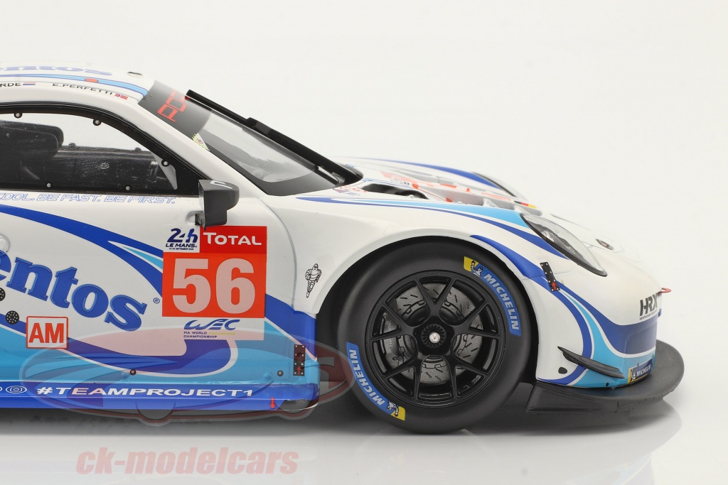 Ixo 1:18 Porsche 911 RSR Mentos #56 24h LeMans 2020 Team Project 1 ...