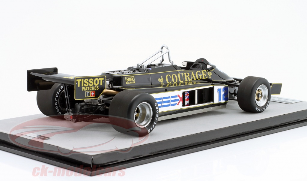 Tecnomodel 1:18 Nigel Mansell Lotus 87 #12 英国の GP 方式 1 1981 TM18-170C ...