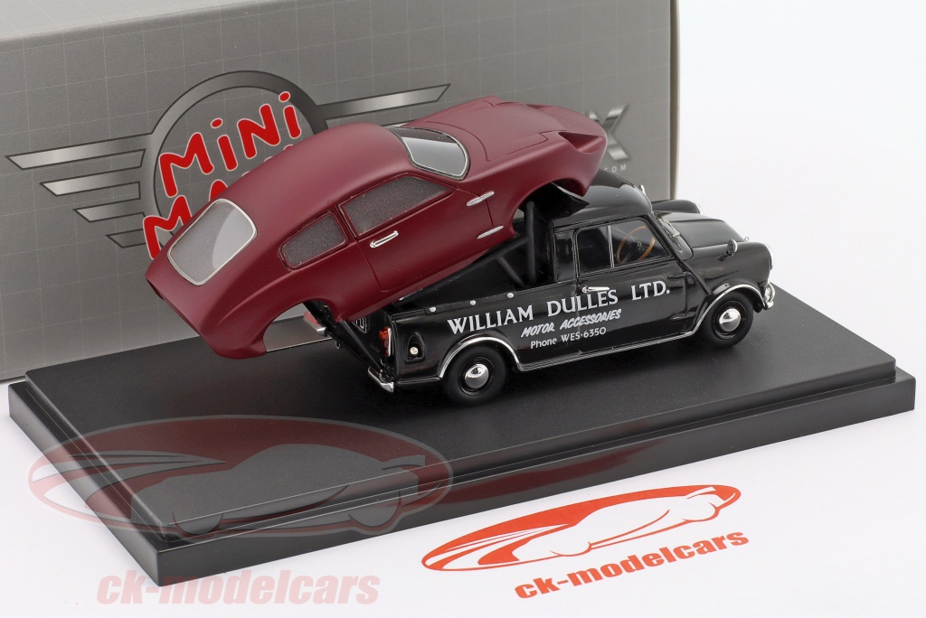 Matrix 1:43 Mini Pick-Up & Mini Marcos black / dark red MXMM430022 ...