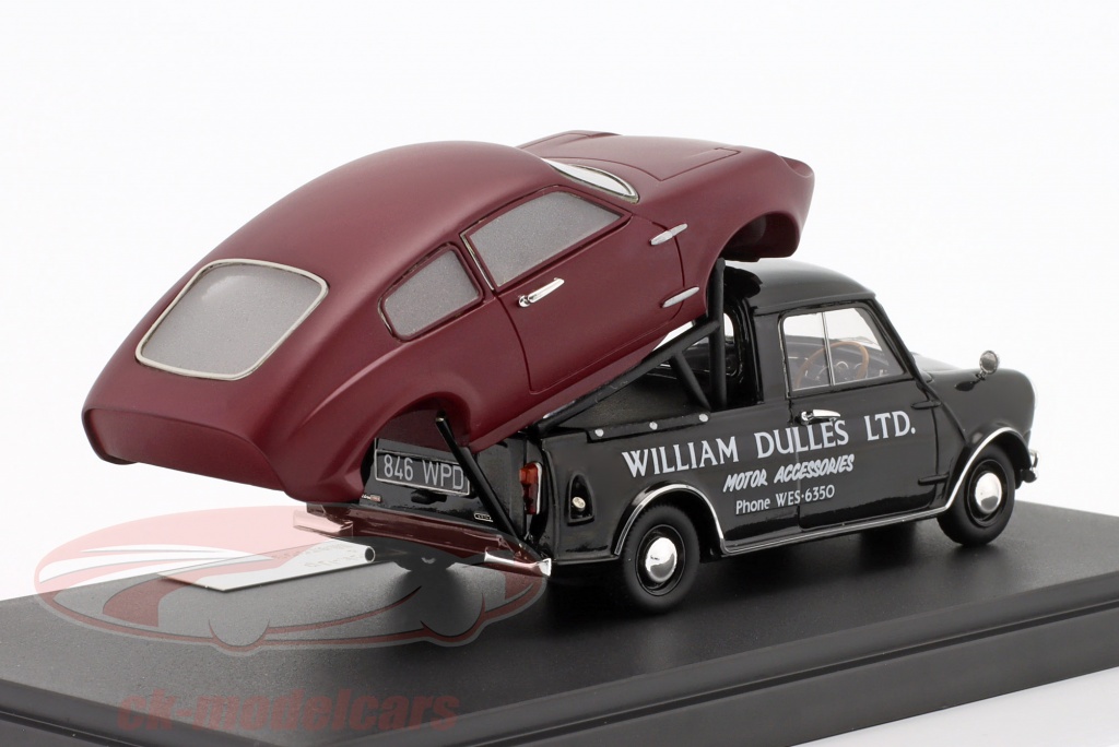 Matrix 1:43 Mini Pick-Up & Mini Marcos black / dark red MXMM430022 ...