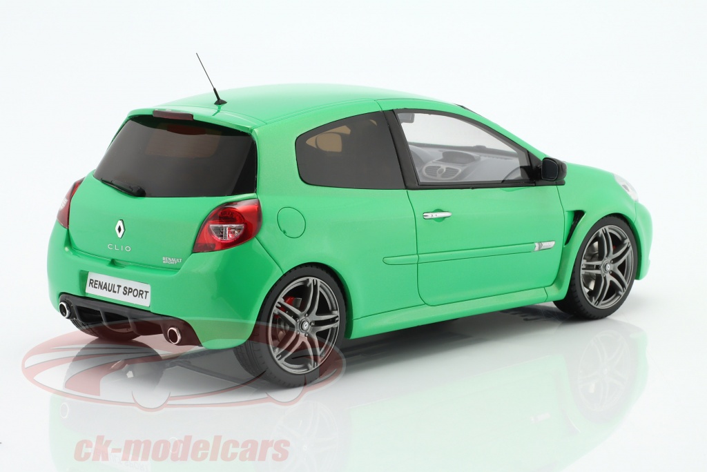 Ottomobile 1:18 Renault Clio 3 Phase 2 RS year 2011 alien green OT900 ...