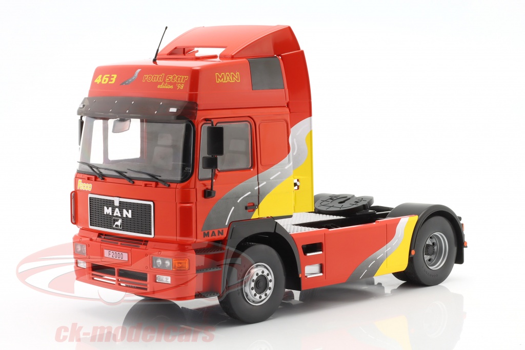 ModelCarGroup 1:18 MAN F2000 Truck Année de construction 1994 rouge ...