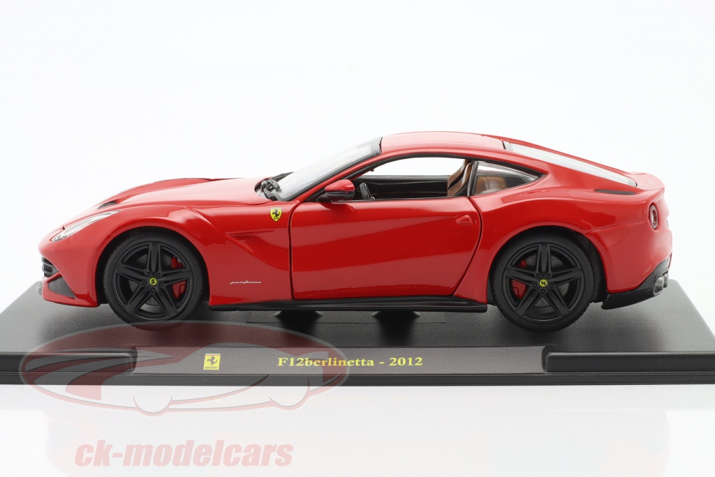 Bburago 1:24 Ferrari F12 Berlinetta year 2012 red CK75613 model car ...