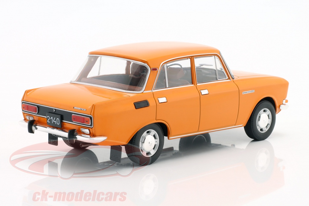 WhiteBox 1:24 Moskwitsch 2140 year 1975 orange WB124101 model car ...