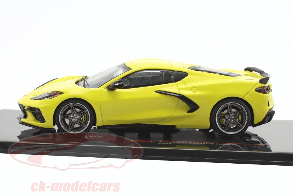 Ixo 1:43 Chevrolet Corvette C8 Stingray Byggeår 2020 gul MOC315 model ...