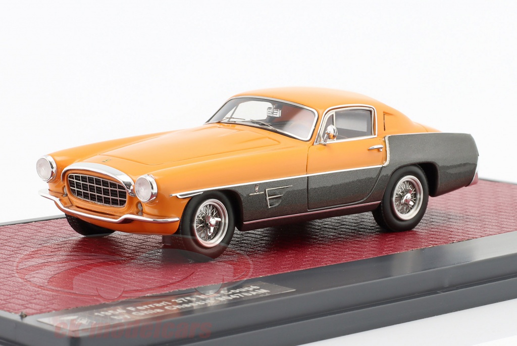 Matrix 1:43 Ferrari 375 MM Coupe by Ghia year 1954 orange / grey ...