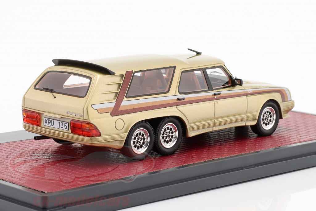 Matrix 1:43 Saab 906 Turbo Concept Car 1984 gold metallic MX41801-041 ...