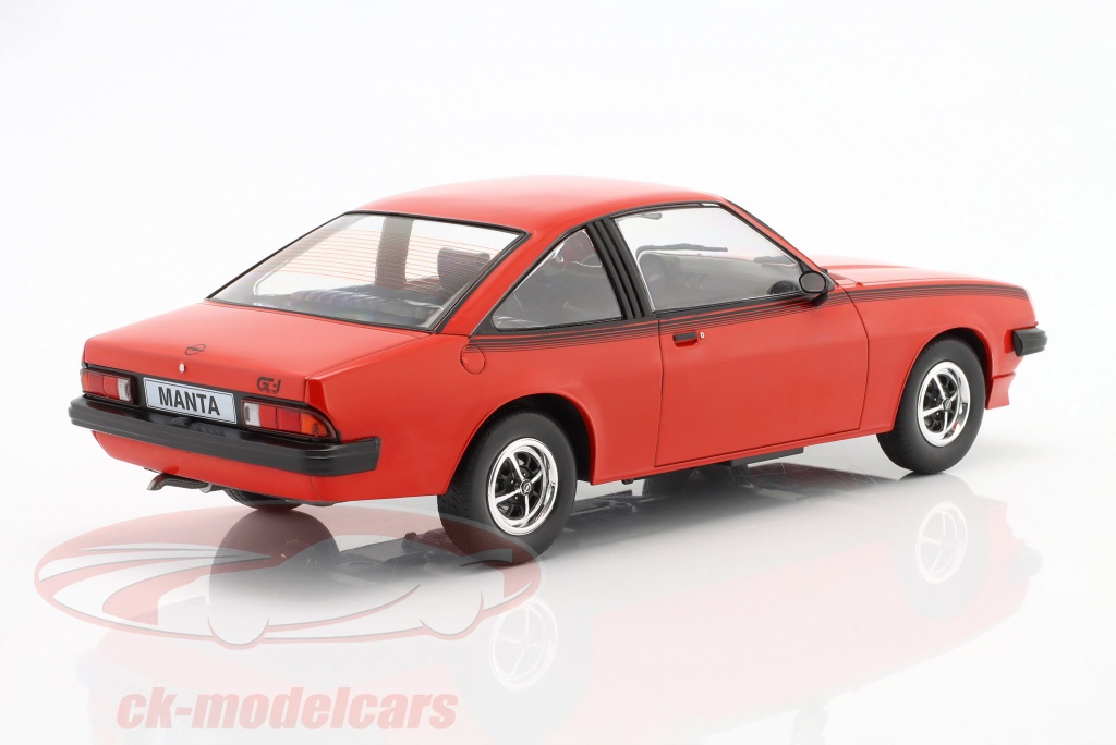 ModelCarGroup 1:18 Opel Manta B GT/J Year 1980 red ModelCar Group ...