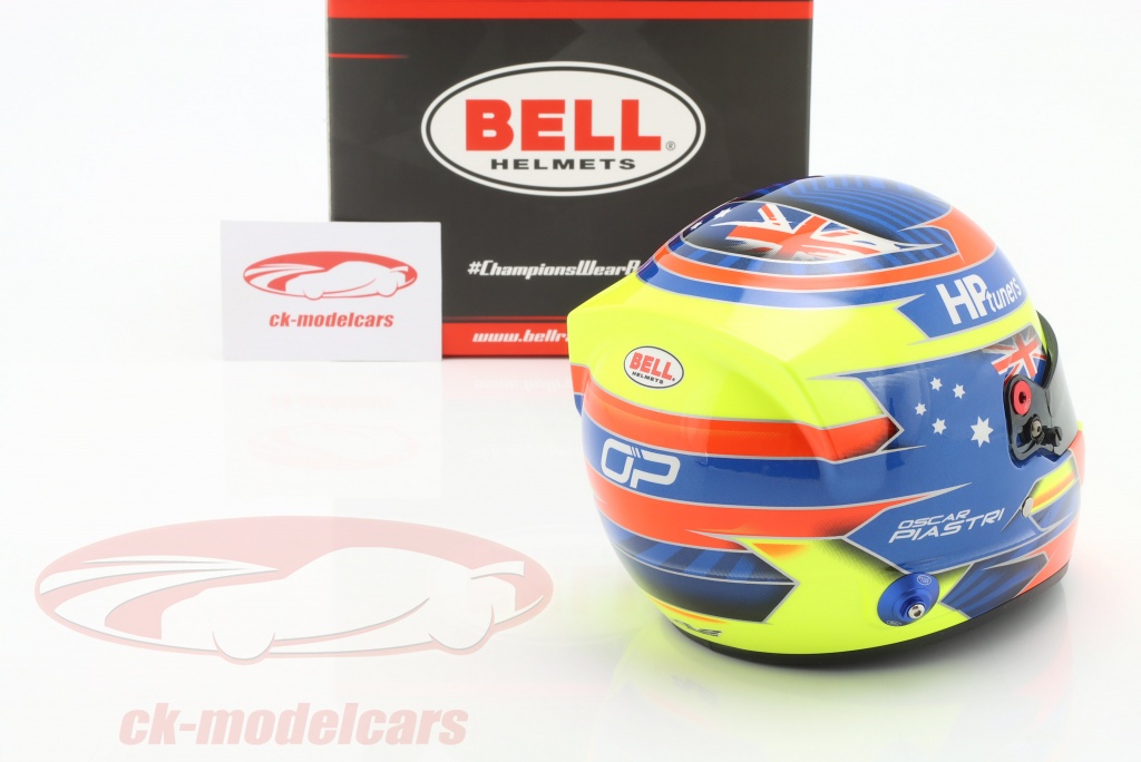 Bell 1:2 Oscar Piastri #2 Prema Racing formule 2 champion 2021 casque ...