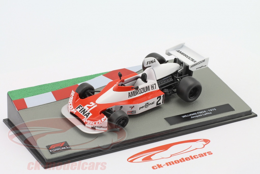 Altaya 1:43 Jacques Laffite Williams FW04 #21 formula 1 1975 CK76011 ...