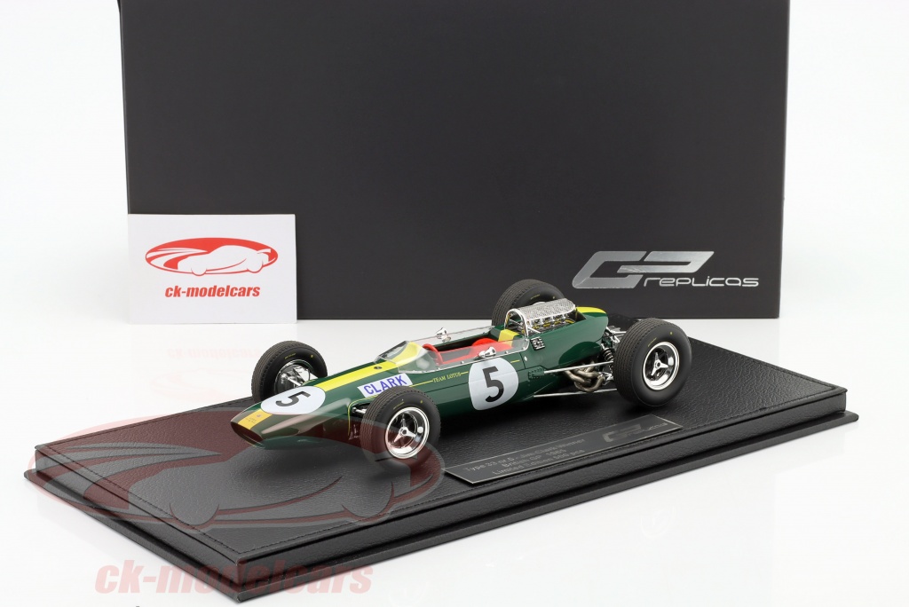 GP Replicas 1:18 Jim Clark Lotus 33 #5 British GP formula 1 World Champion 1965 GP123C model car ...