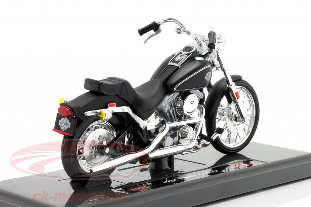 Maisto 1:18 Harley-Davidson FXST Softail year 1984 black 39360-21914 ...