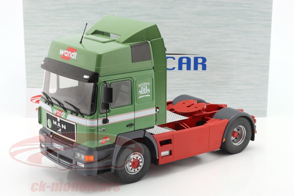 Modelcar Group 1:18 MAN F2000 Truck Wandt 1994 green MCG18246 model car ...