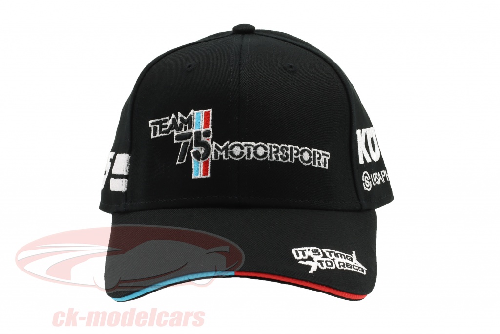 Fan cap Team75 Motorsport "It's time to race" black T75-21-001 T75-21-001