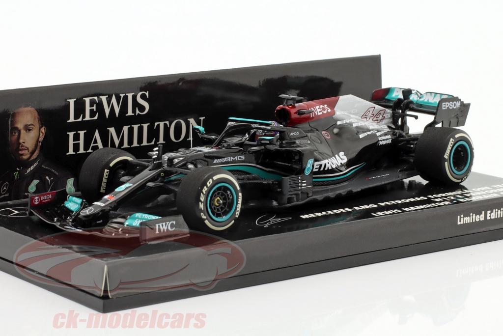Minichamps 1:43 L. Hamilton Mercedes-AMG F1 W12 #44 Winner Bahrain GP formula 1 2021 410210144 ...