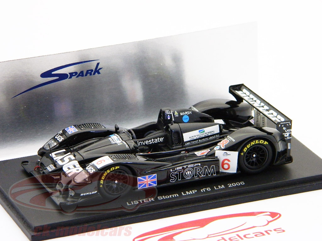 Spark 1:43 Lister Storm LMP #6 24h LeMans 2006 Pickering / Moller ...