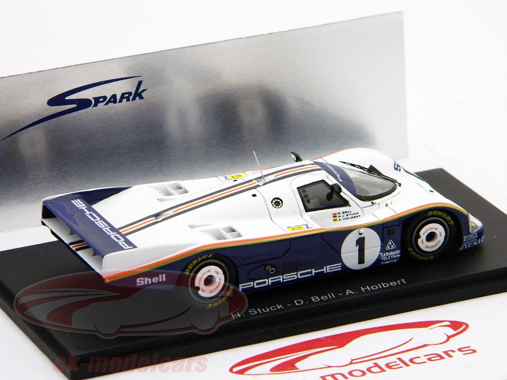 Spark 1:43 Porsche 962 C N° 1 Vainqueur 24h LeMans 1986 Bell / Stück / Holbert S0923 modèle ...